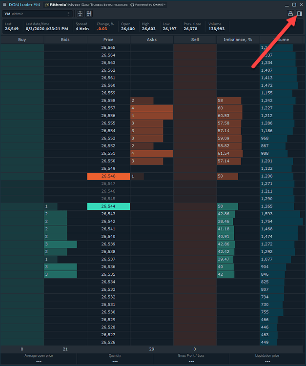 Brackets/OCO using chart trader - Optimus Flow - Optimus Futures ...